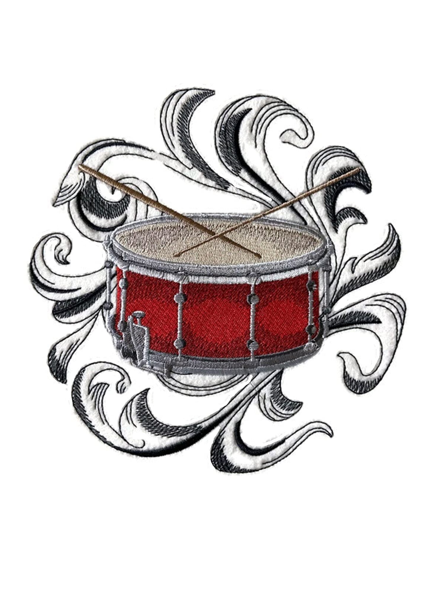 Musical Instruments [ Drum with Baroque Background ][Custom and Unique ...