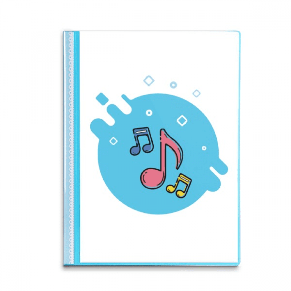 Musical Mark Notation Book Sheet Protectors Portfolio Binder Folder ...