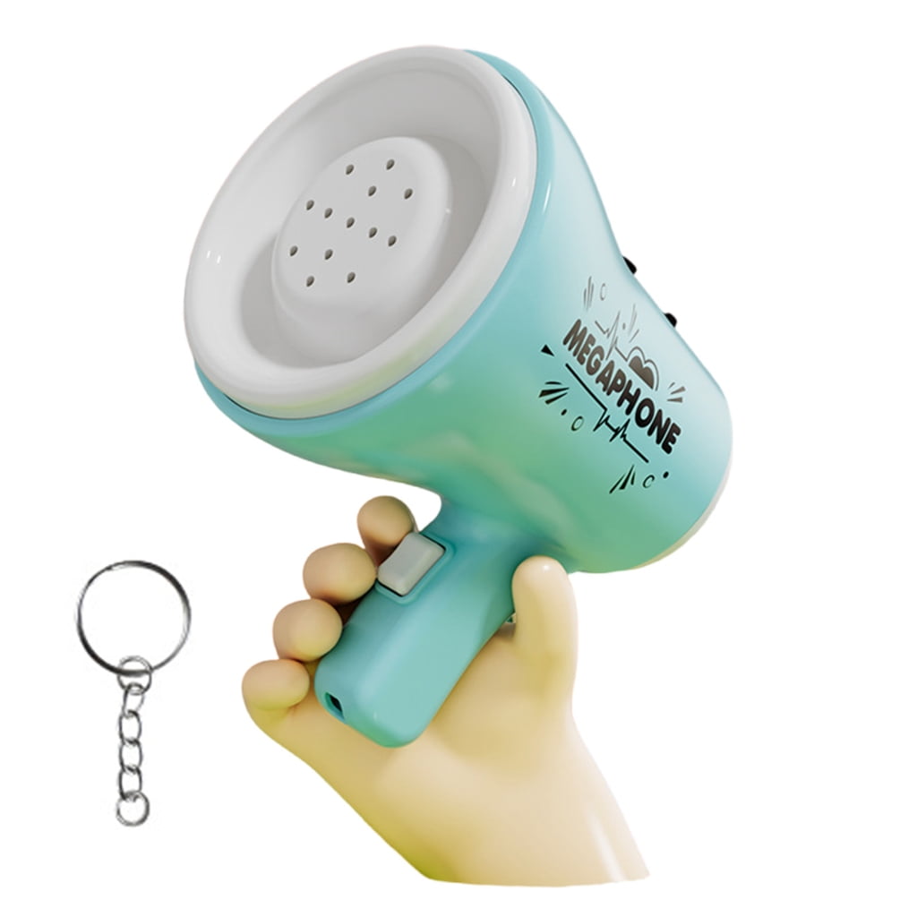 Musical Megaphone Keychain Small Megaphone Speaker Toy with Recording ...