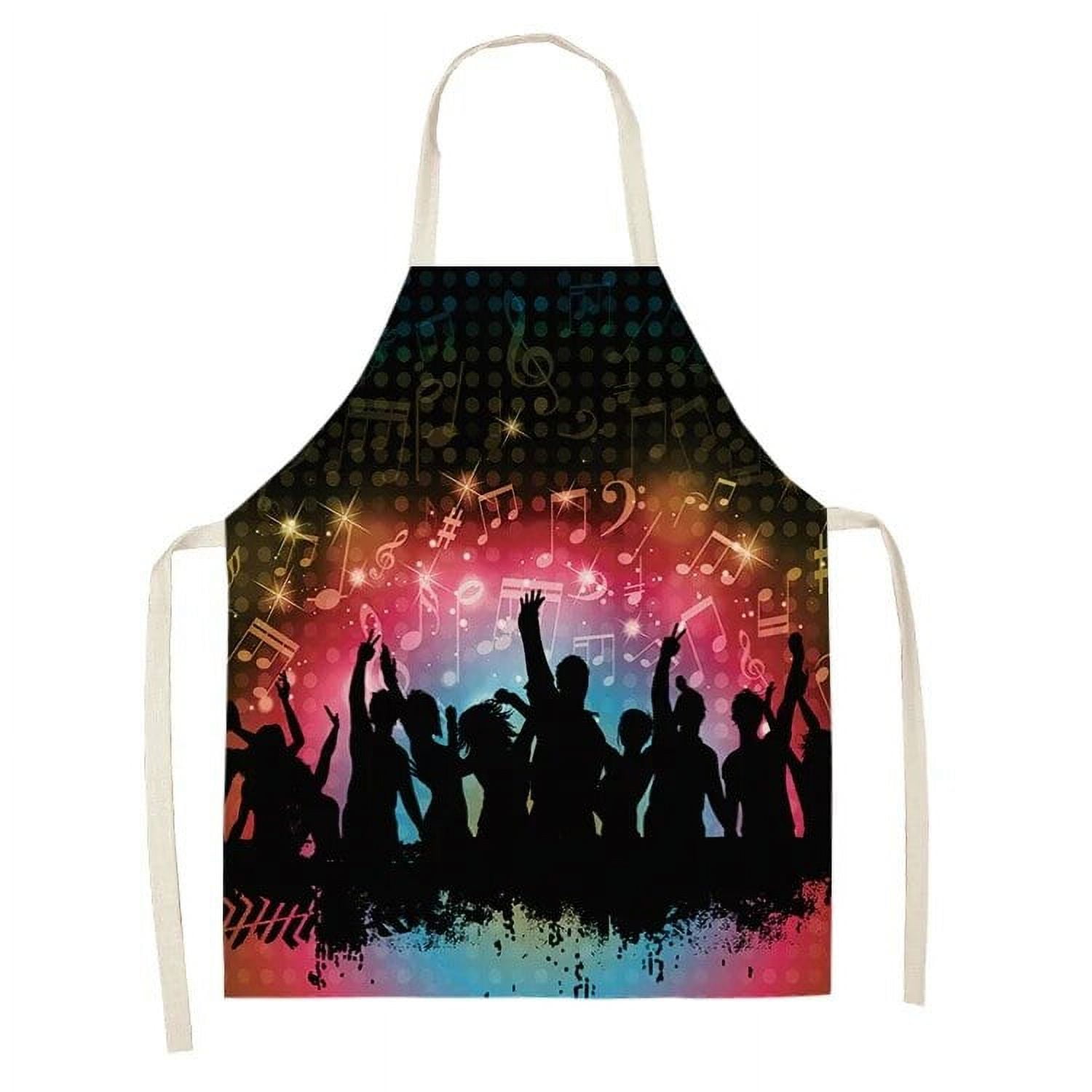 Musical Note Apron Female Chef Color Apron Cooking Accessories Custom ...