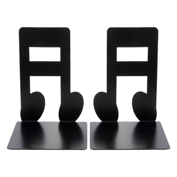 DIYMAG 6 Pcs Bookends for Shelves, Metal Bookends for Heavy Books, Book ...