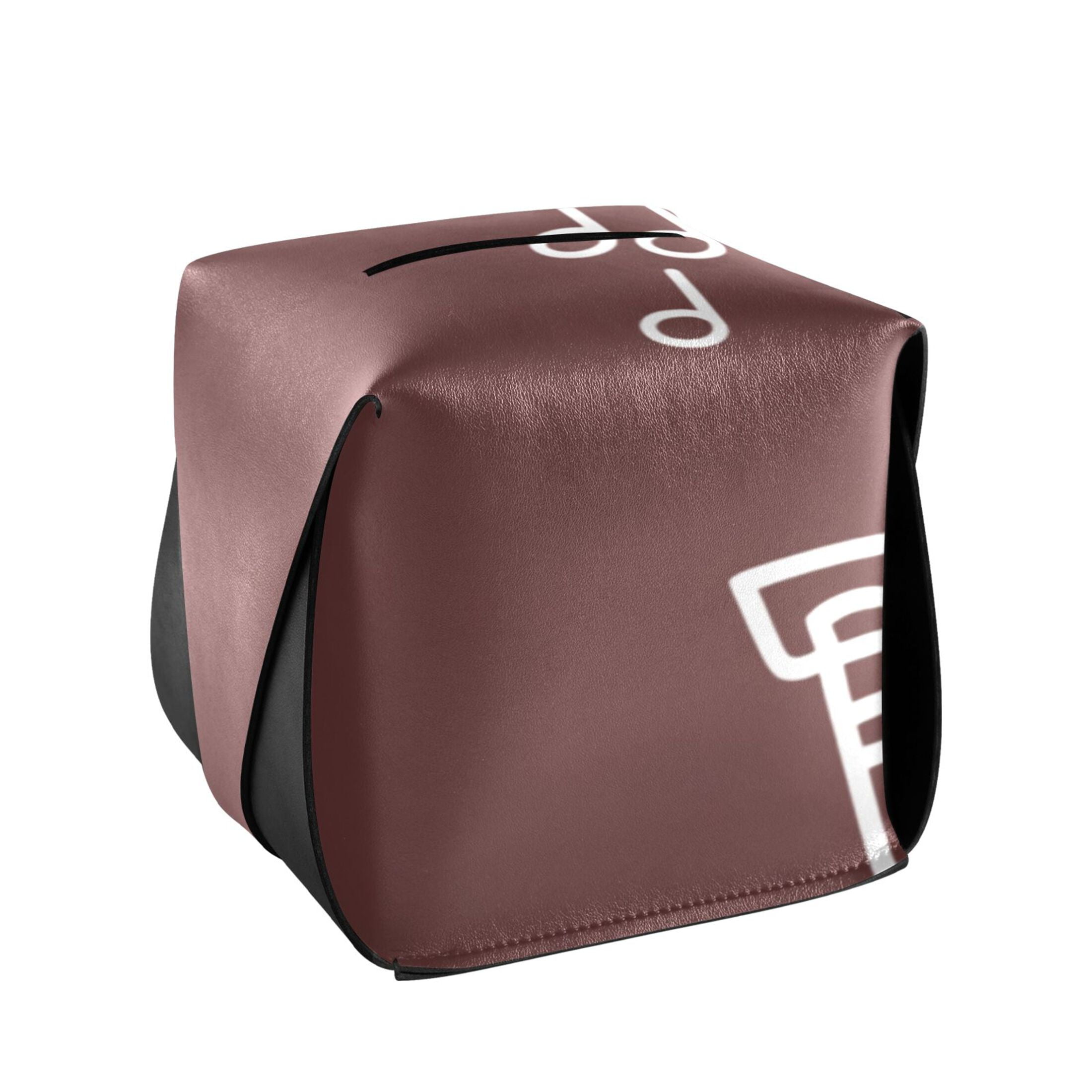 Musical Note Element Design 5.7in Leather Tissue Box Cover Square PVC ...