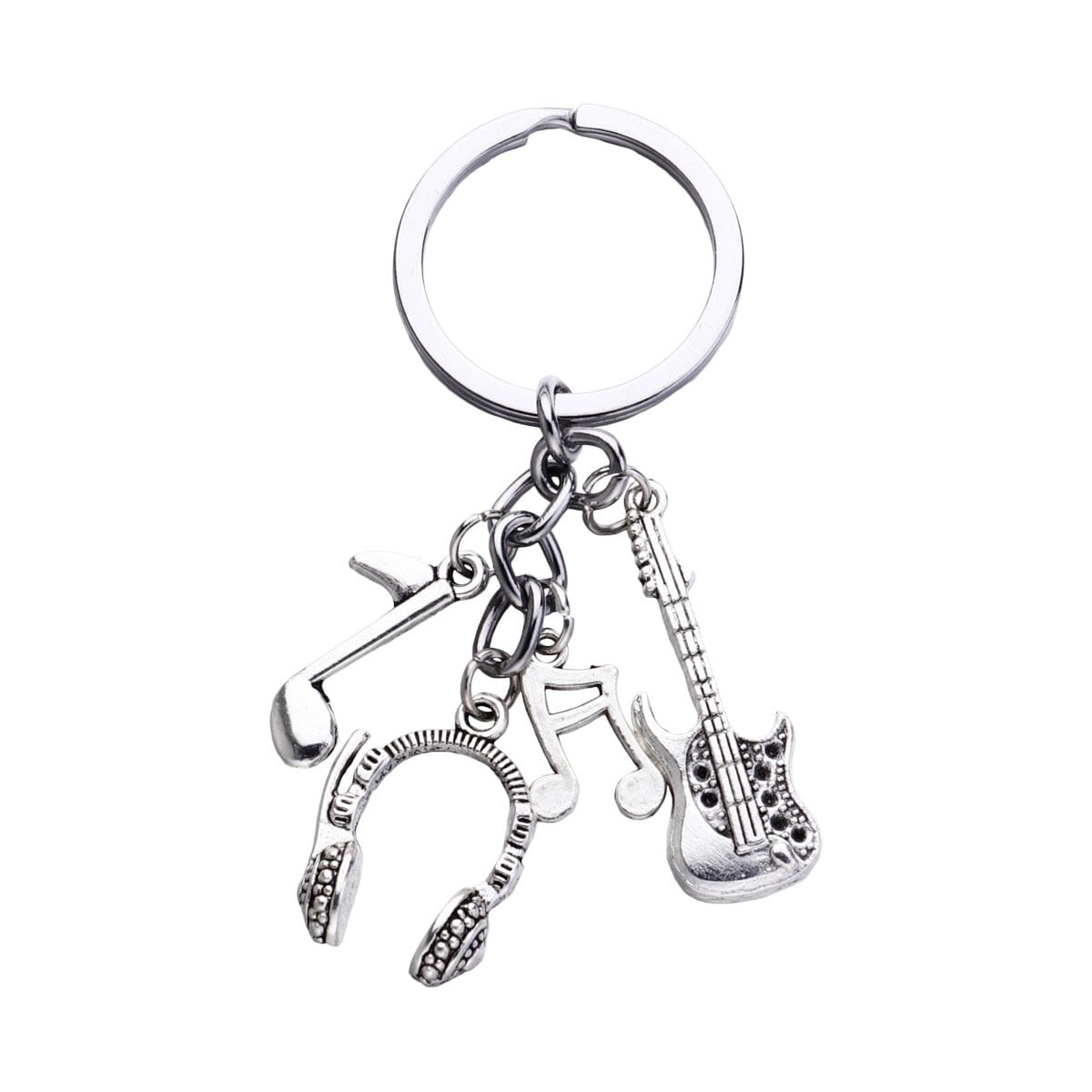 Musical Note Keychains Music Enthusiast Key Rings Pendant Musical ...
