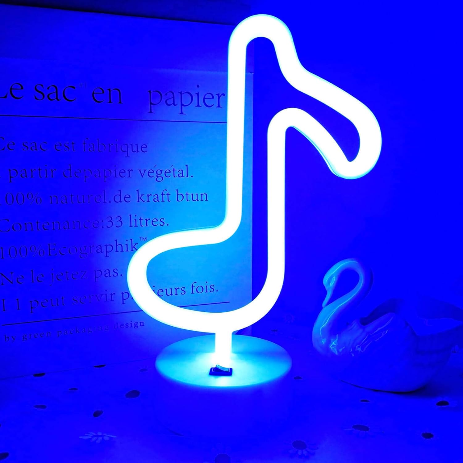 Musical Note Lights LED Light Music Note Neon Light Sign Music Note ...