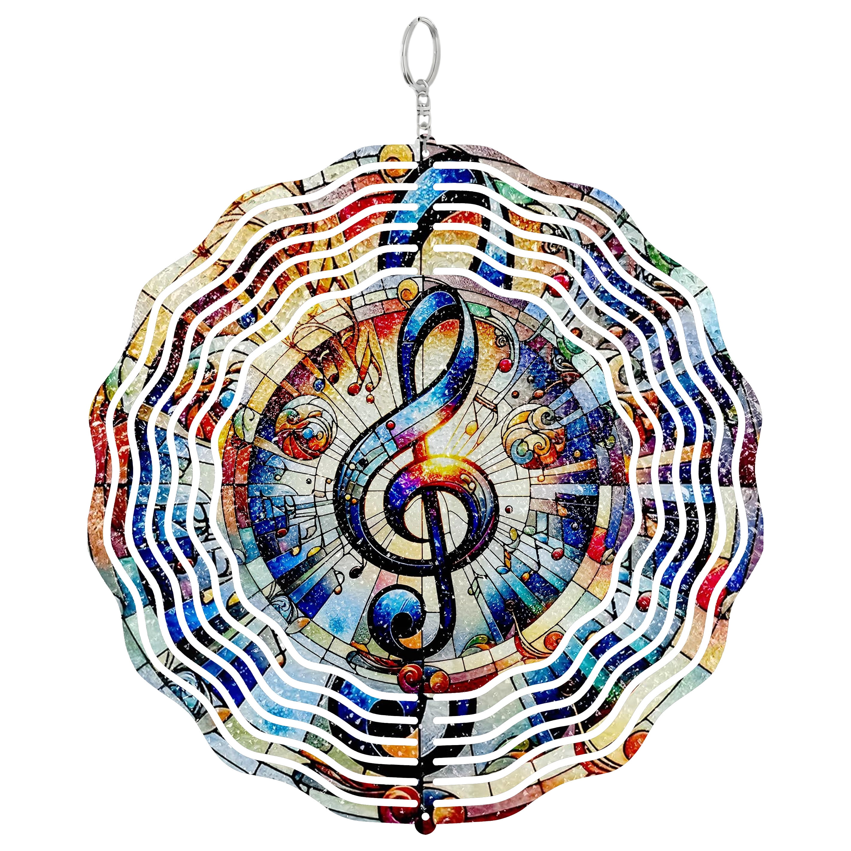Musical Note Metal Wind Spinner, Kinetic Hanging Ornament - Walmart.com