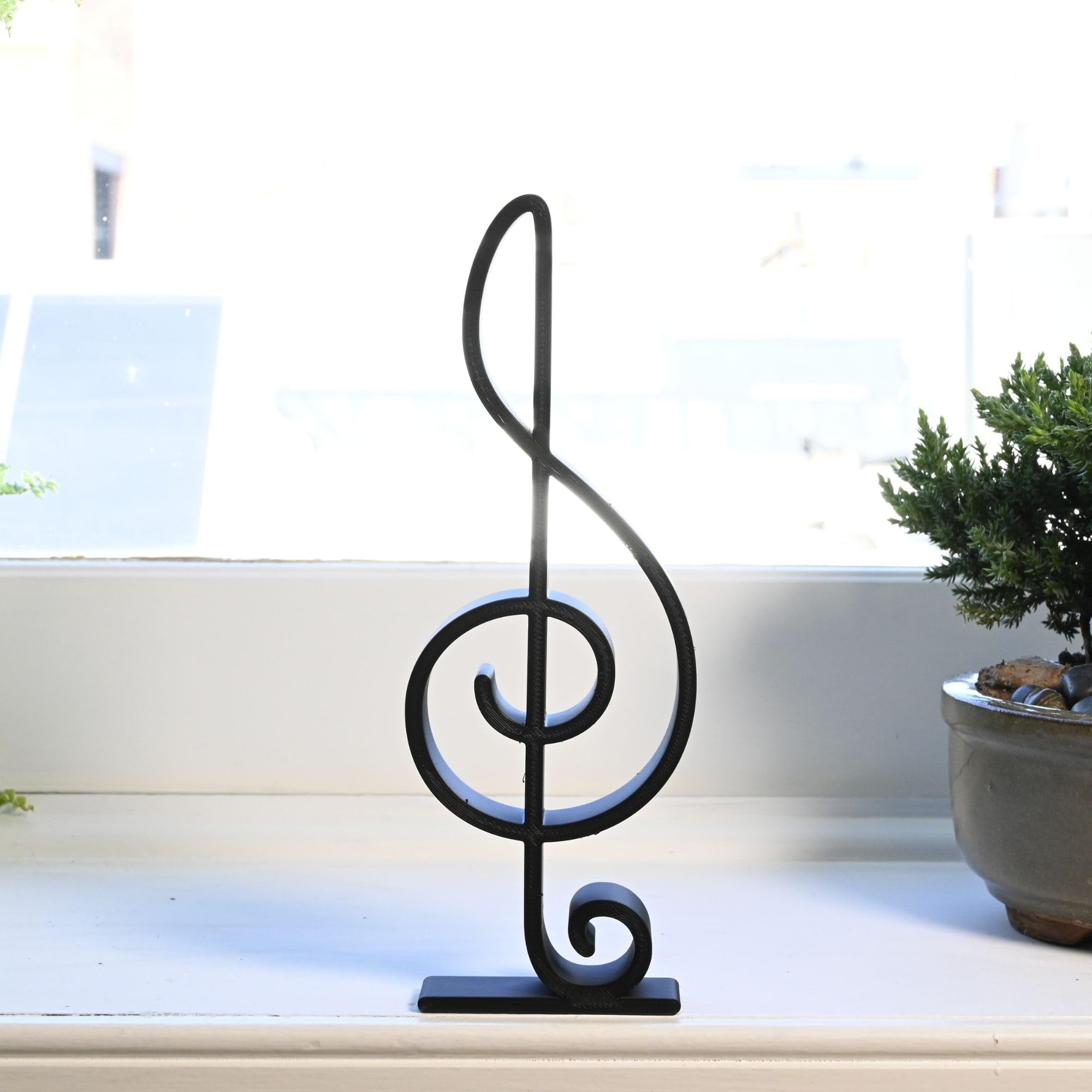 Musical Note Sculpture | Modern Minimalist Decor for Home, Studio ...