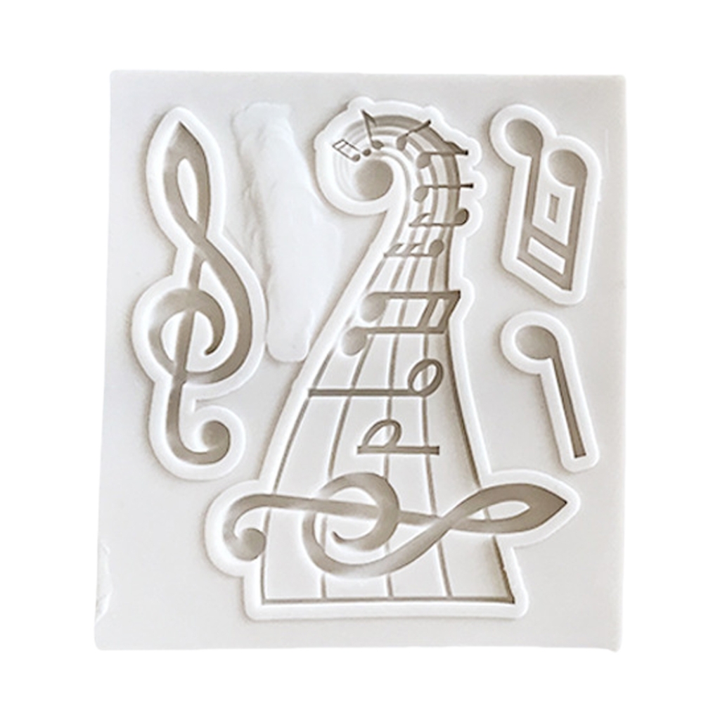 Musical Note Silicone Candle Molds for Making Candle Soap Candy ...