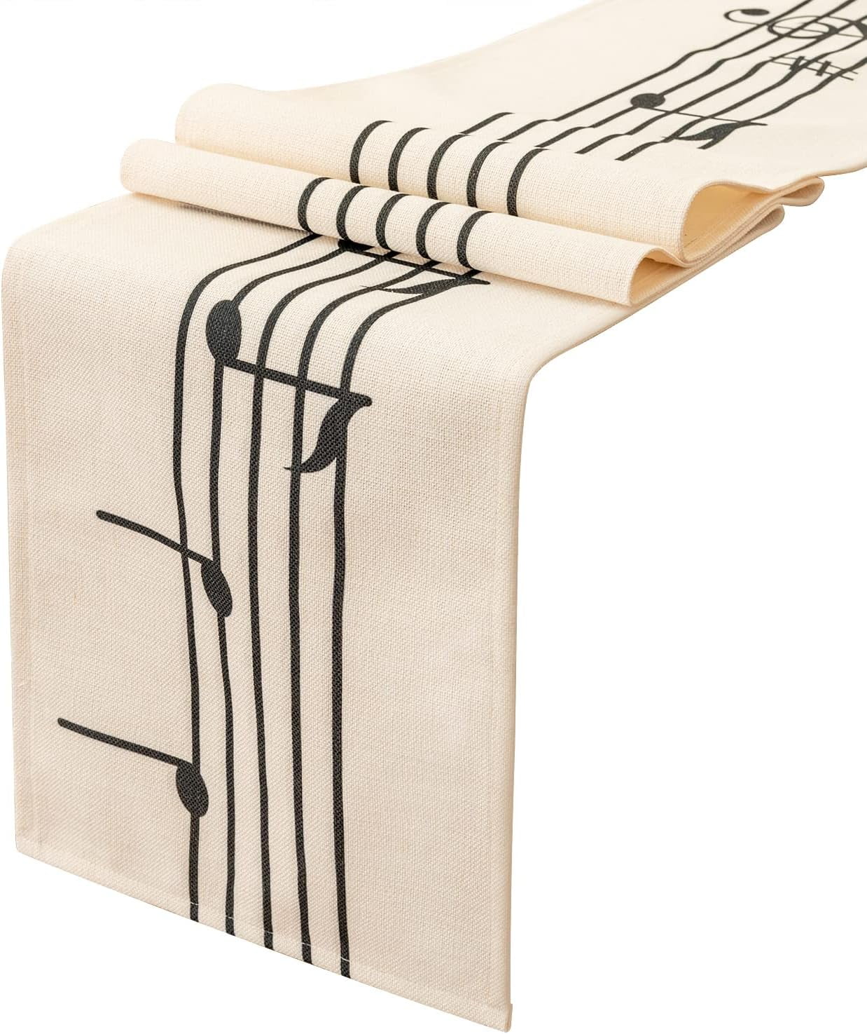 Musical Note Table Runner(12 X 72 inch) for Wedding Table Decor, Bridal ...