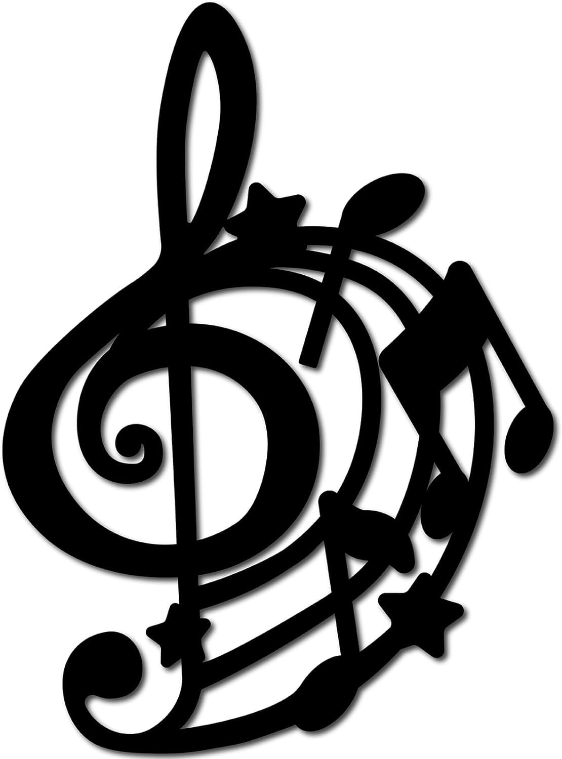 Musical Note Wall Art Decor Wood Sign Wooden Laser Cut Basswood ...