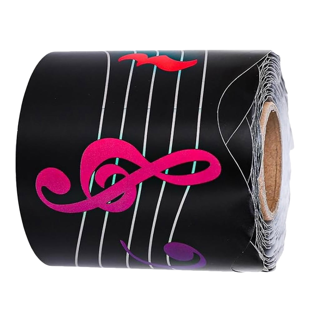 Musical Notes Bulletin Board Border Straight Roll Border For Music Room ...