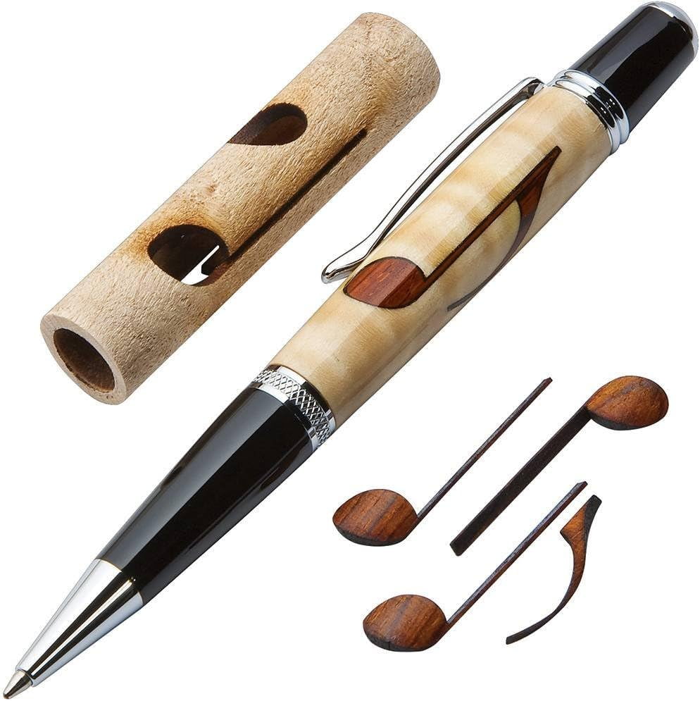 Musical Notes Laser-Cut Inlay Pen Blank - Walmart.com