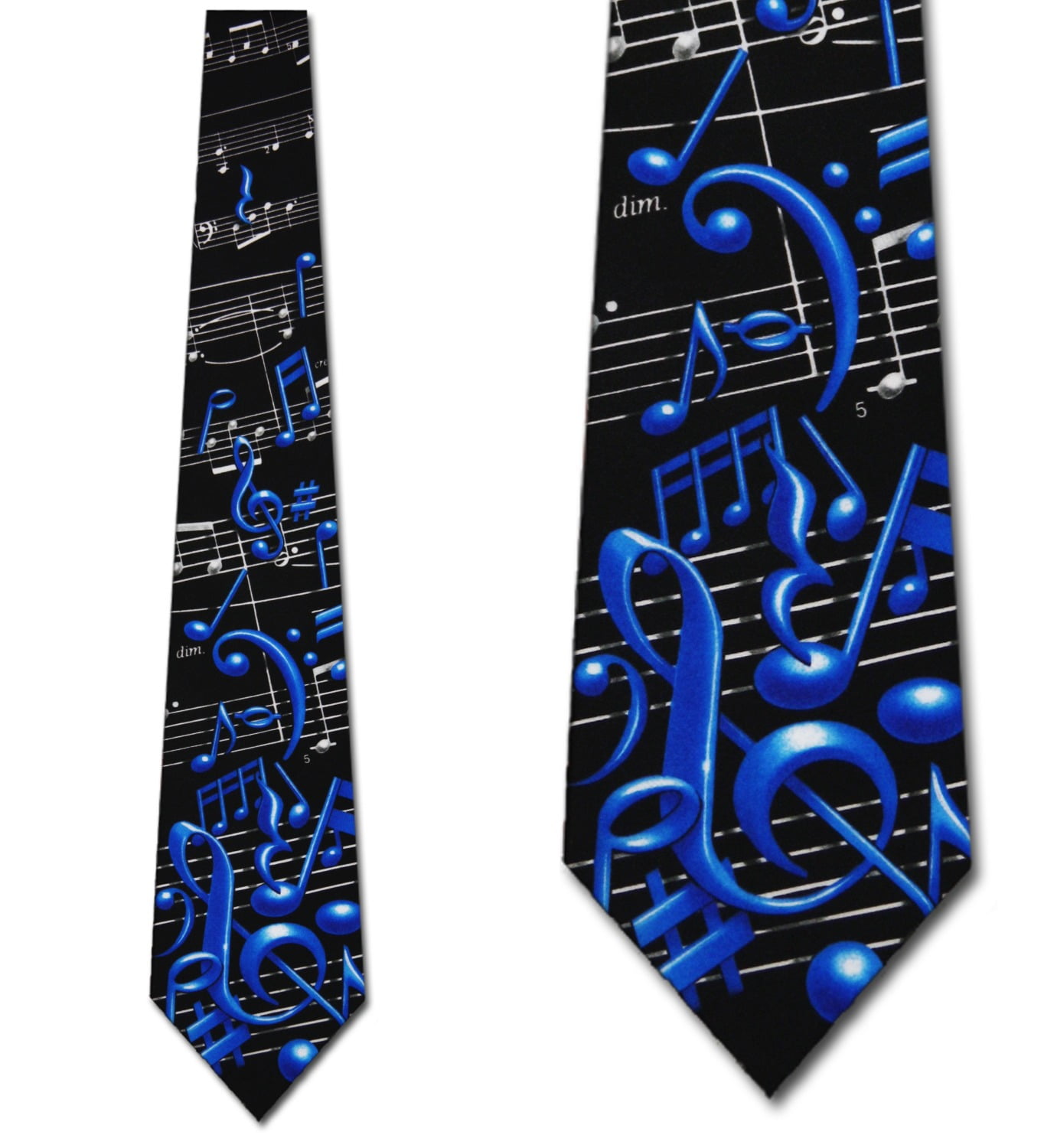 Musical Notes Necktie Mens Tie - Walmart.com