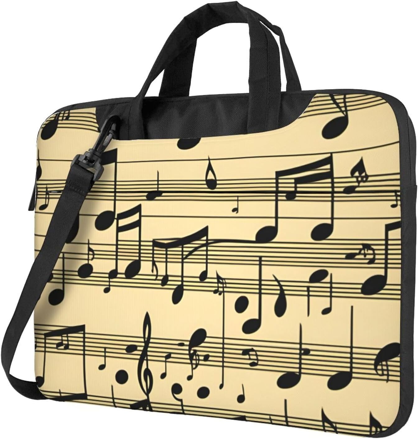 Musical Notes Print Versatile Laptop Bag Men's Laptop Case & Womenâ€™s ...