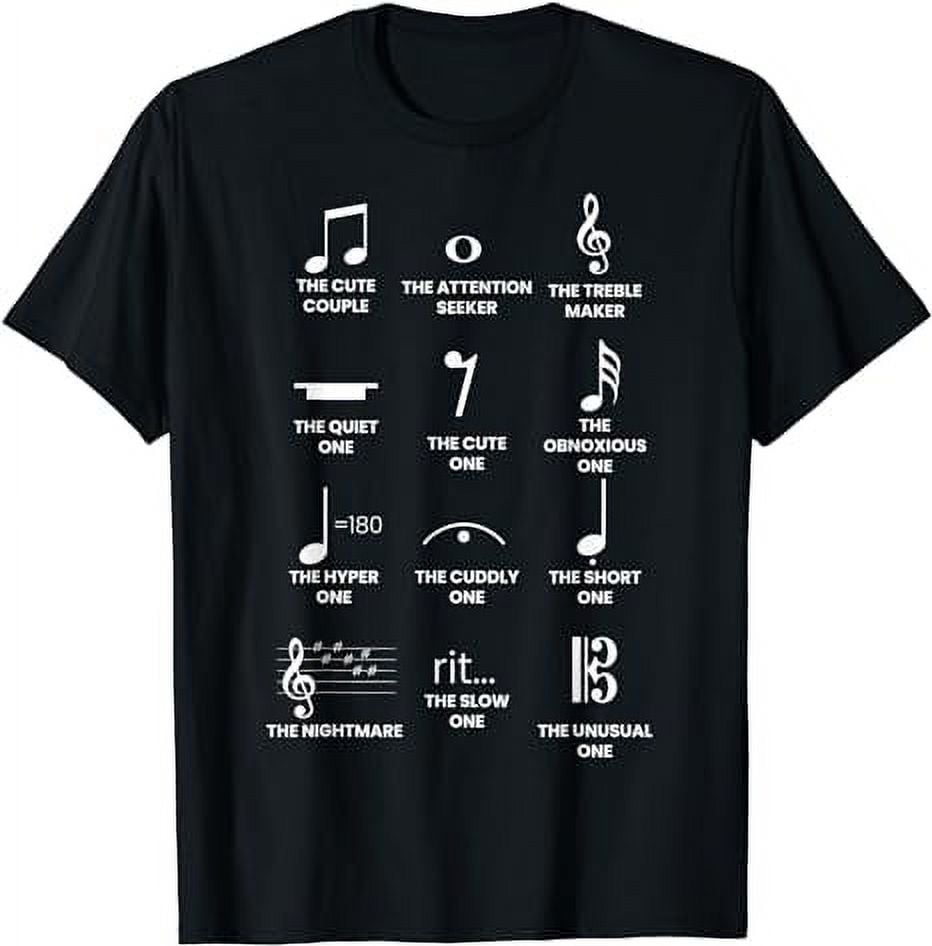 Musical Notes Symbol Definition - Humor Musician T-Shirt - Walmart.com