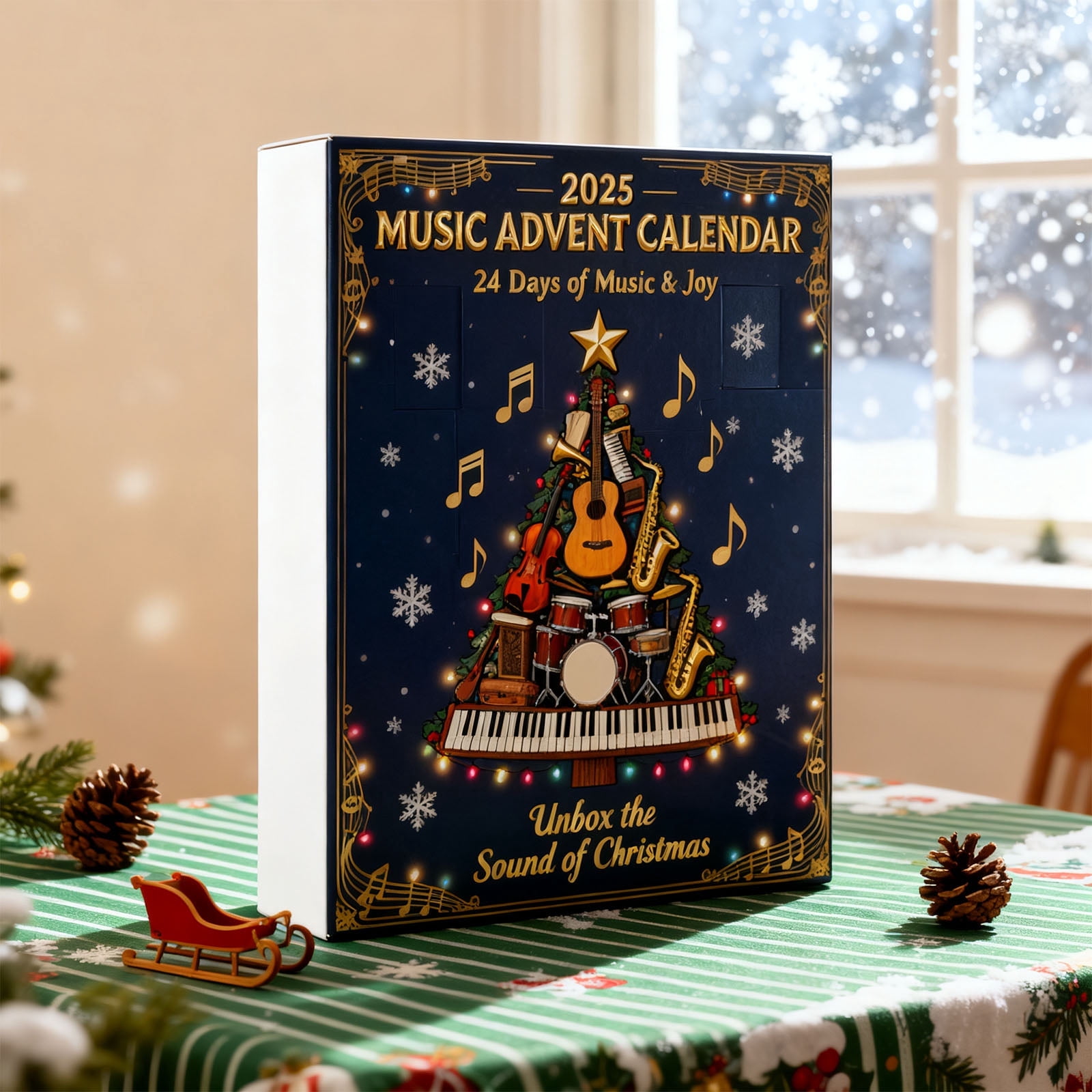 Musical Ornaments 24-Day Christmas Blind Box, 2025 Music & Joy Advent ...