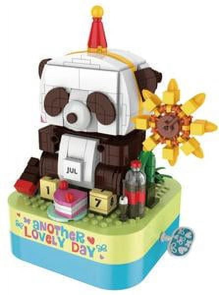Musical Panda Pet Wind Up Building Blocks Toy Bricks Set | General Jim ...