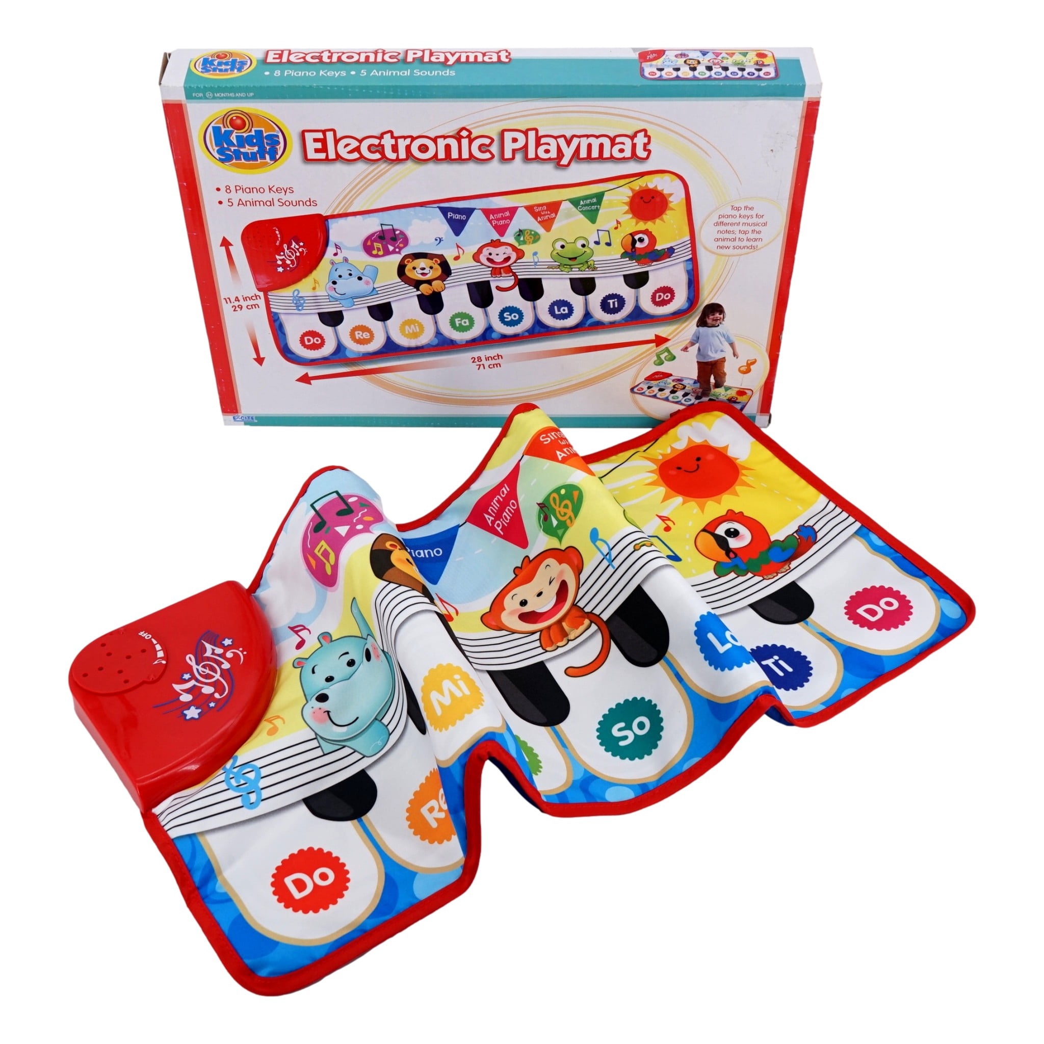 Musical Piano Mat For Toddlers (24 in x 11 in) Electronic Floor ...