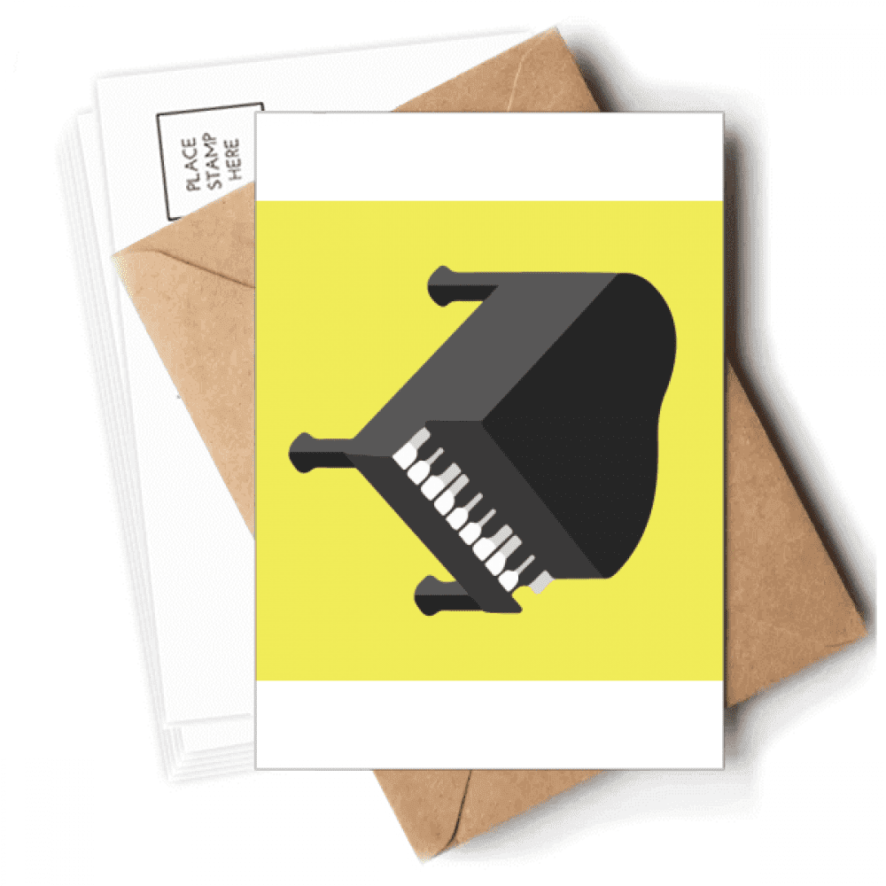 Musical Piano Pluck Postcards Envelopes Blank Note Cards Mailing ...