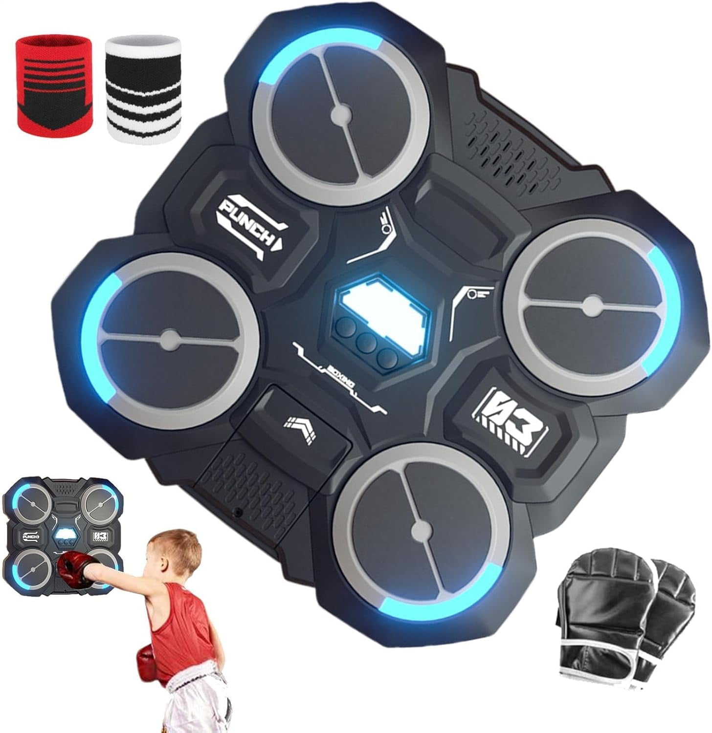 Musical Punching Machine - Smart Music Boxing Machine Kids | Wall ...