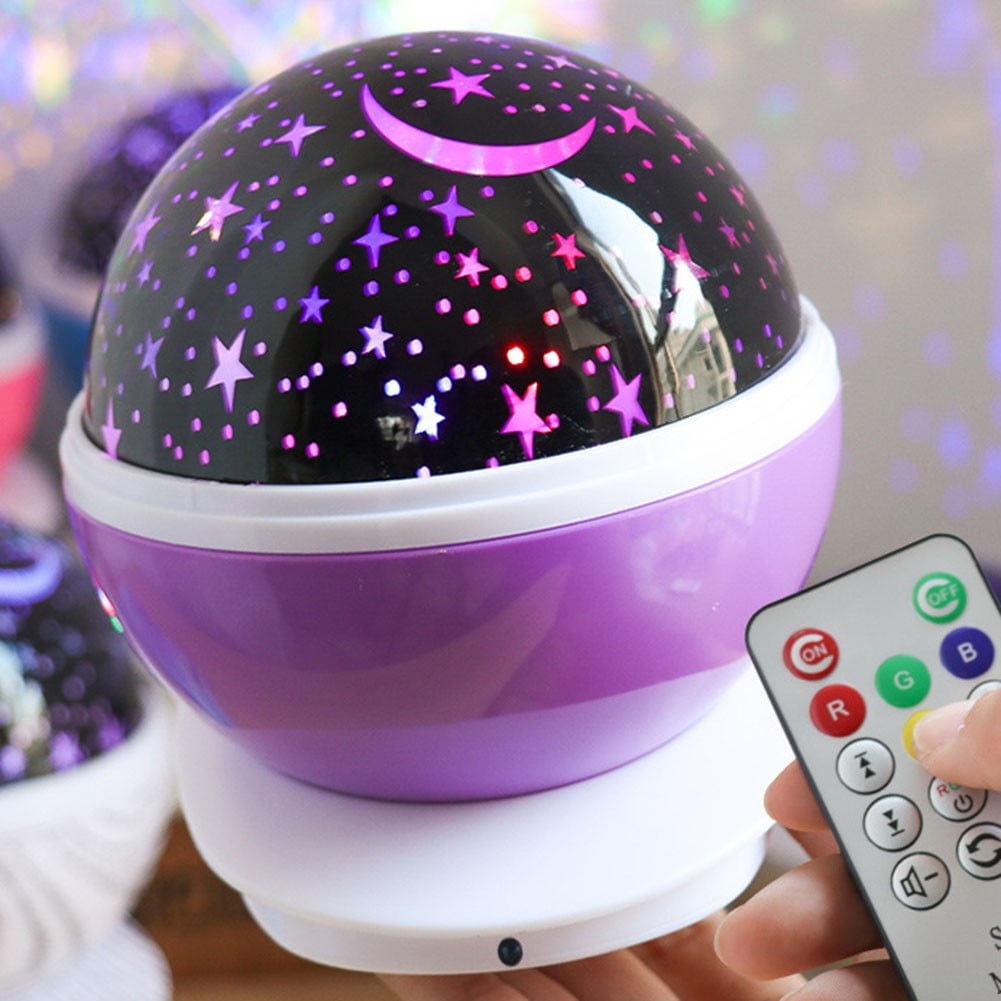 Musical Romantic Rotating Starry Lamp Full Of Stars Projection Lamp (#3 ...