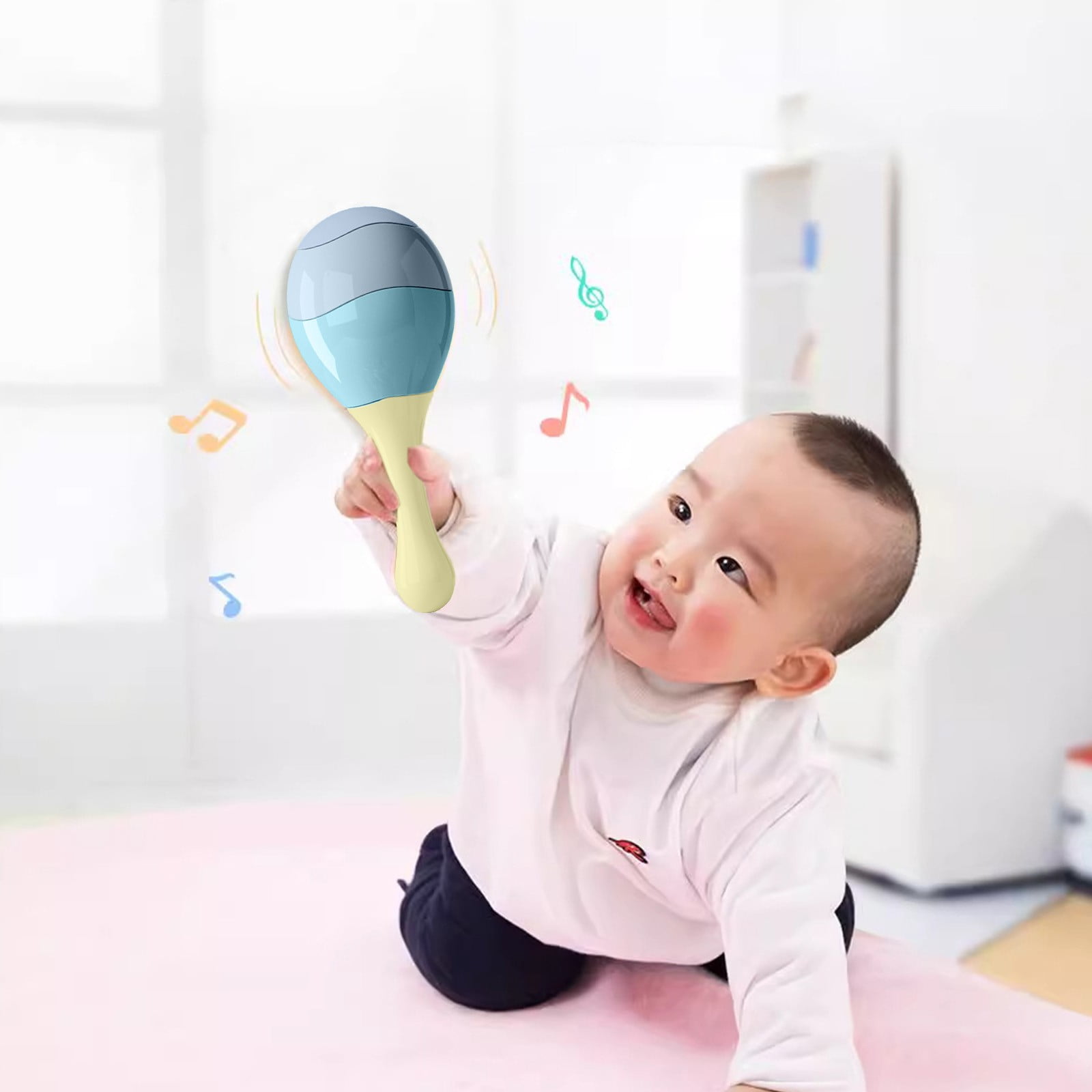 Musical Shaker Toy | Handheld Rhythm Instrument | Lightweight Green ...