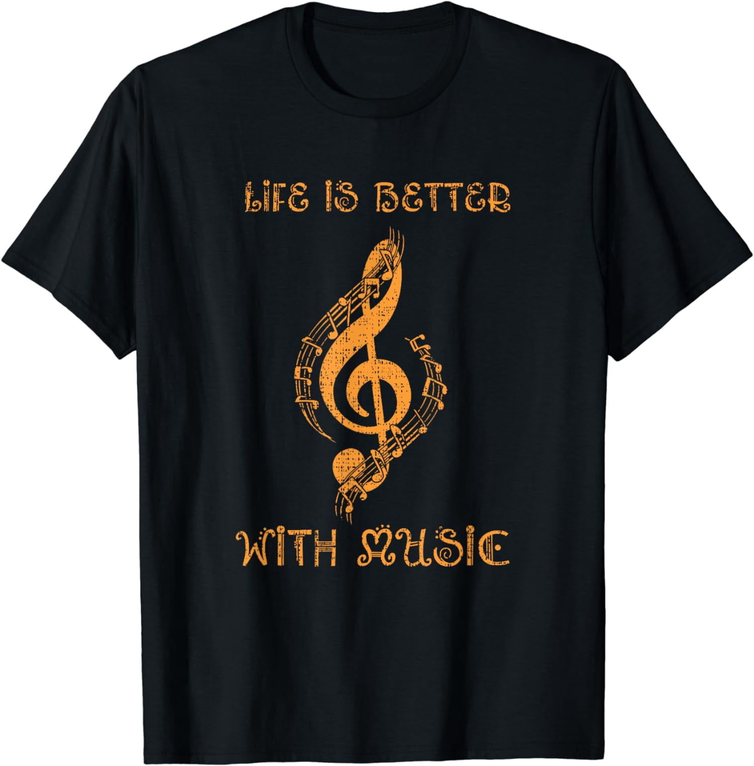 Musical Sheet Musical Note Melody Harmony Musician T-Shirt - Walmart.com