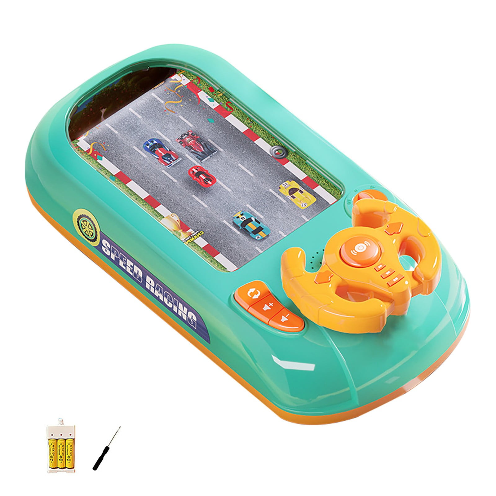 Musical Steering Wheel Toys For Boys 4 6 Toddler Driving Racing Car ...