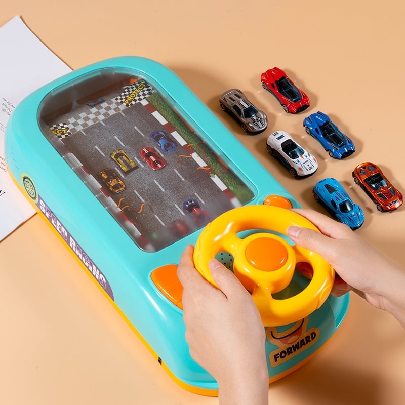Musical Steering Wheel Toys Toddler Simulated Driving Racing Car Game ...