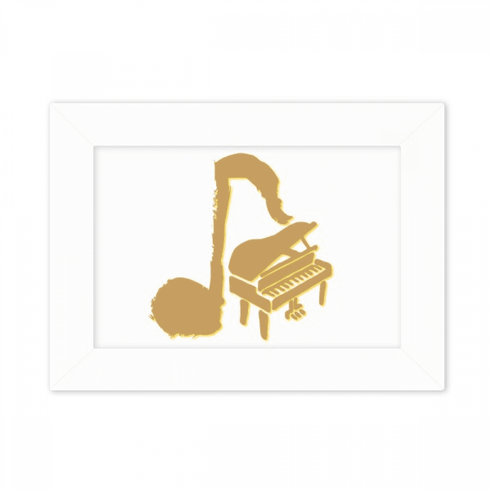 Musical Symbol Juxtaposed Piano Photo Mount Frame Picture Art Painting ...