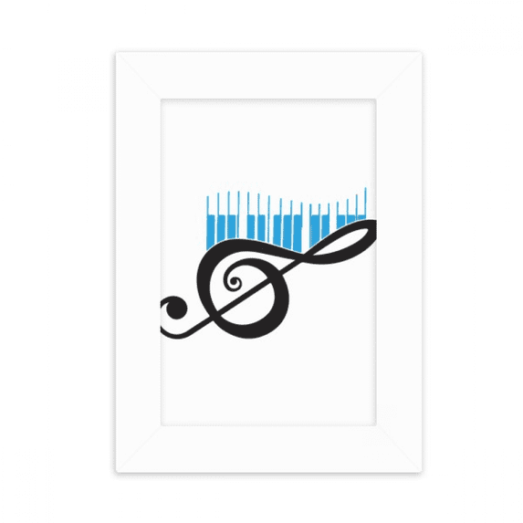 Musical Symbolic Melody Piano Keys Desktop Photo Frame Picture Display ...
