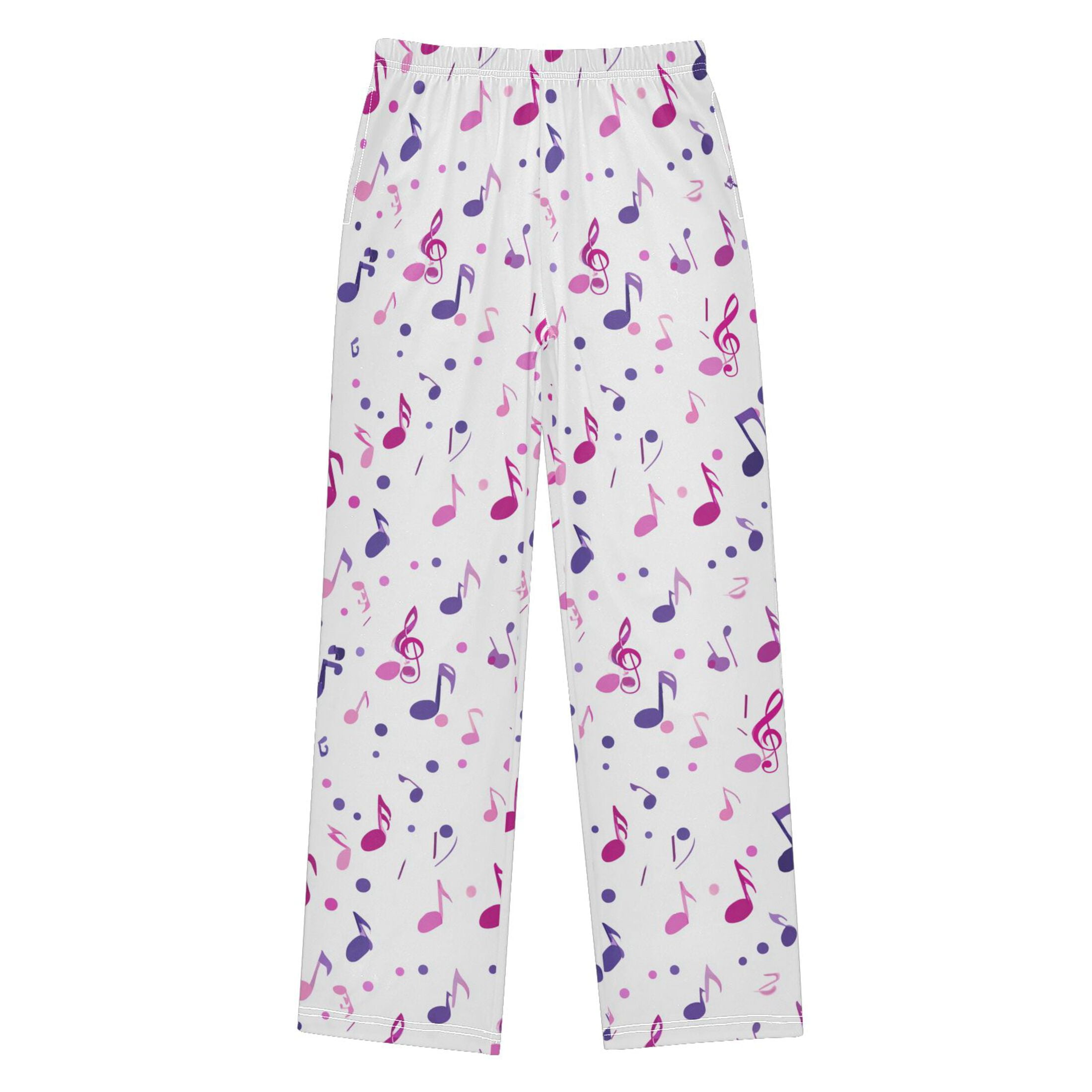 Musical Symbols Pajama Pants Soft and Lightweight Elastic Waistband ...
