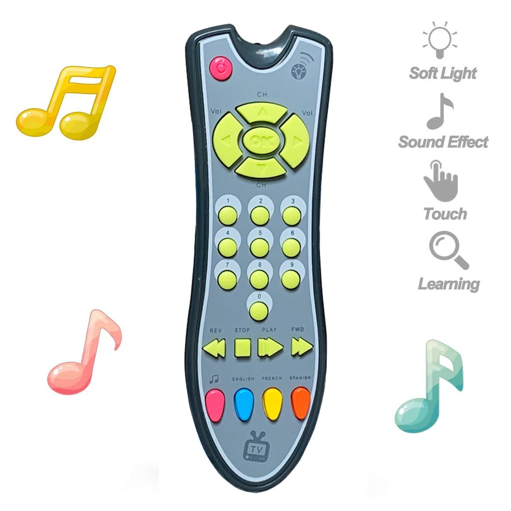 Musical TV Remote Control, Light & Sound Toy, Educational Learning Tool ...