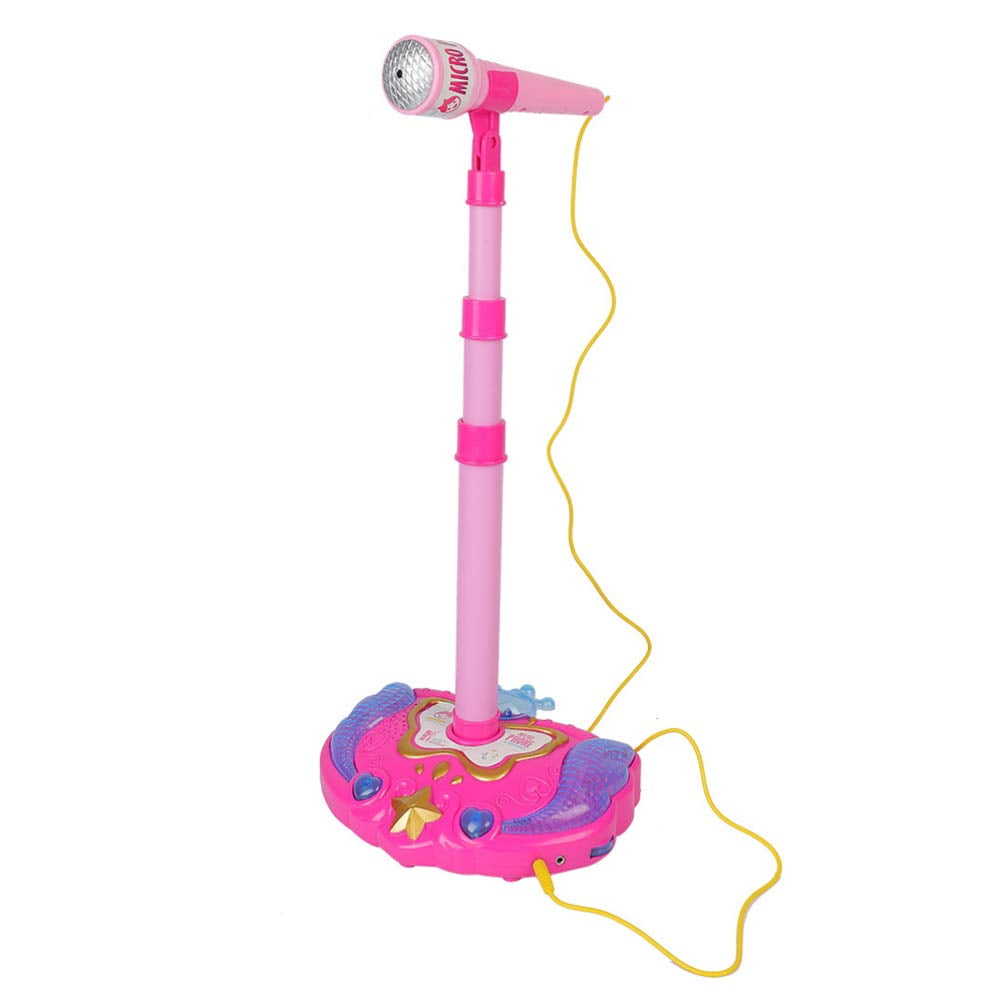 Musical Toy Karaoke Machine for , with Adjustable Stand and Microphones ...