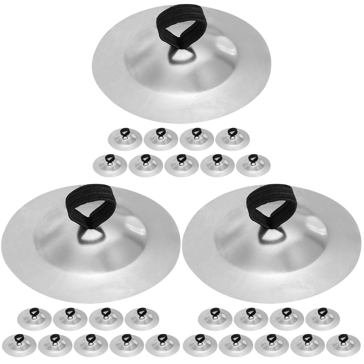 Eease 15 Pairs Small Finger Cymbals Kids Finger Cymbals Dancing Finger ...