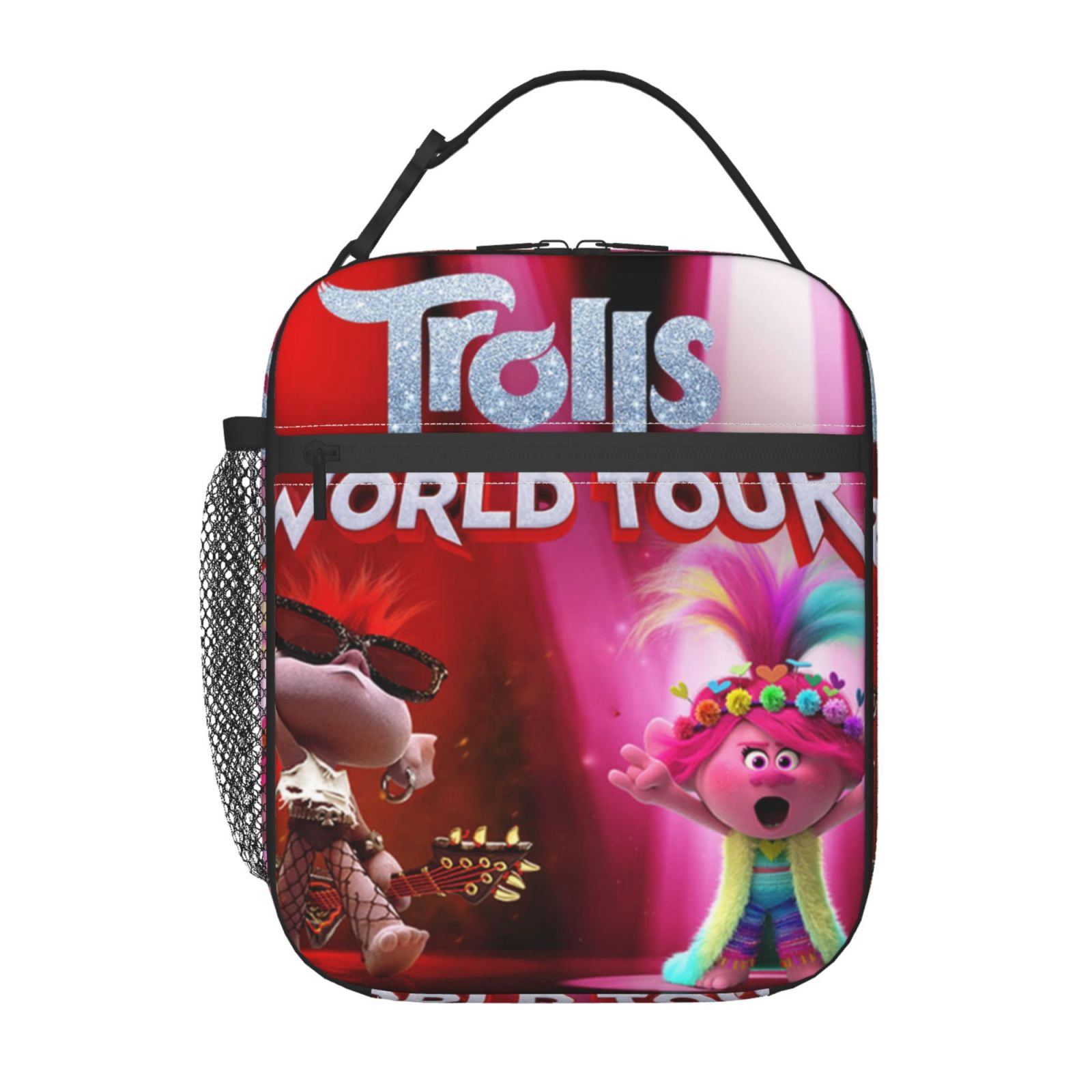 Musical Trolls World Tour Insulated Lunch Bag Portable Tote Bento Bag ...