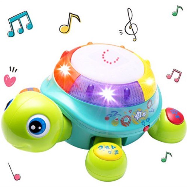 Musical Turtle Toy, English & Spanish Learning, Electronic Toys W ...