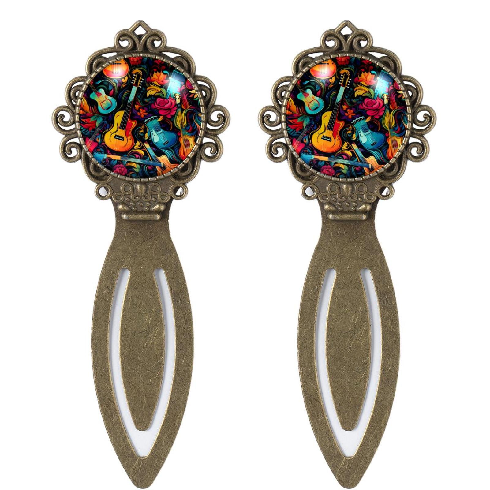 Musical instrument Book Lovers' Vintage Copper-Colored Lace Bookmarks ...