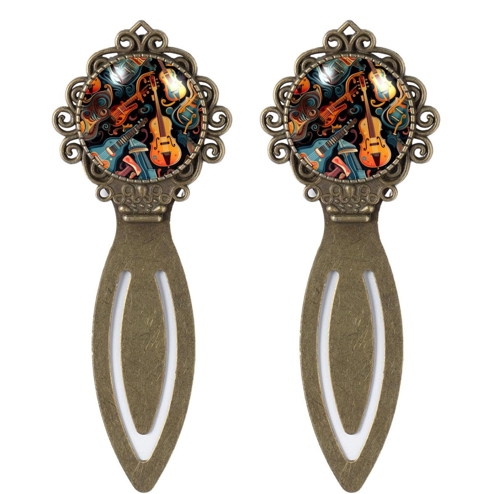 Musical instrument Copper-Colored Stainless Steel Lace Bookmarks Set ...