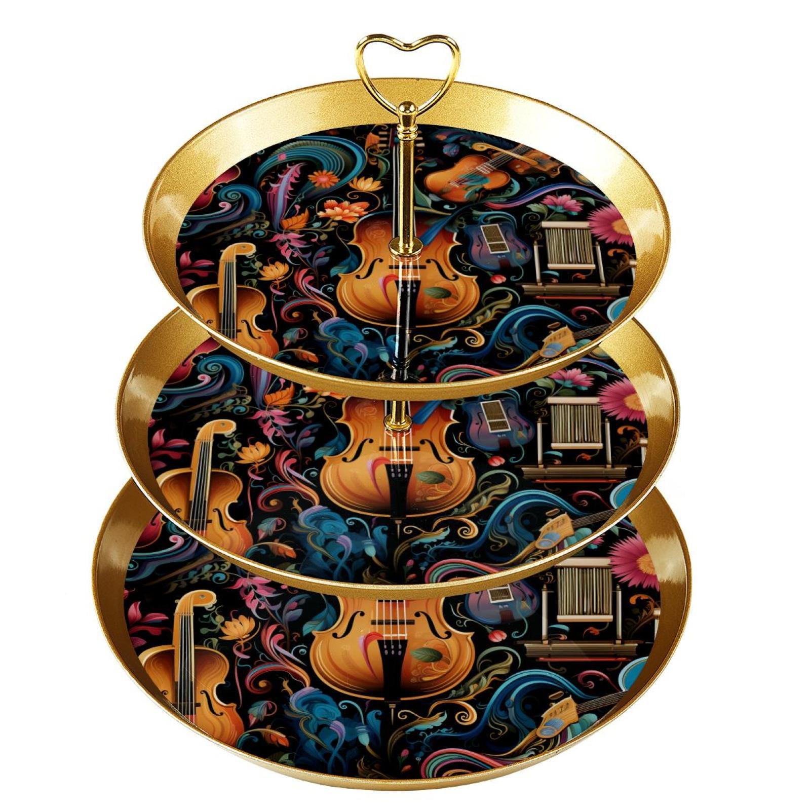 Musical instrument Elegant Plastic Discs Iron Pillar Jewelry Display ...