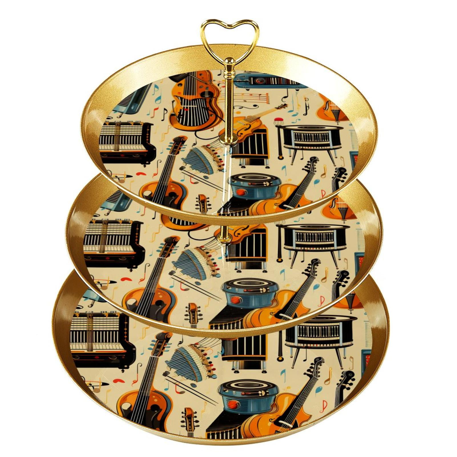 Musical instrument Elegant Wedding Dessert Table Decor Set with Plastic ...