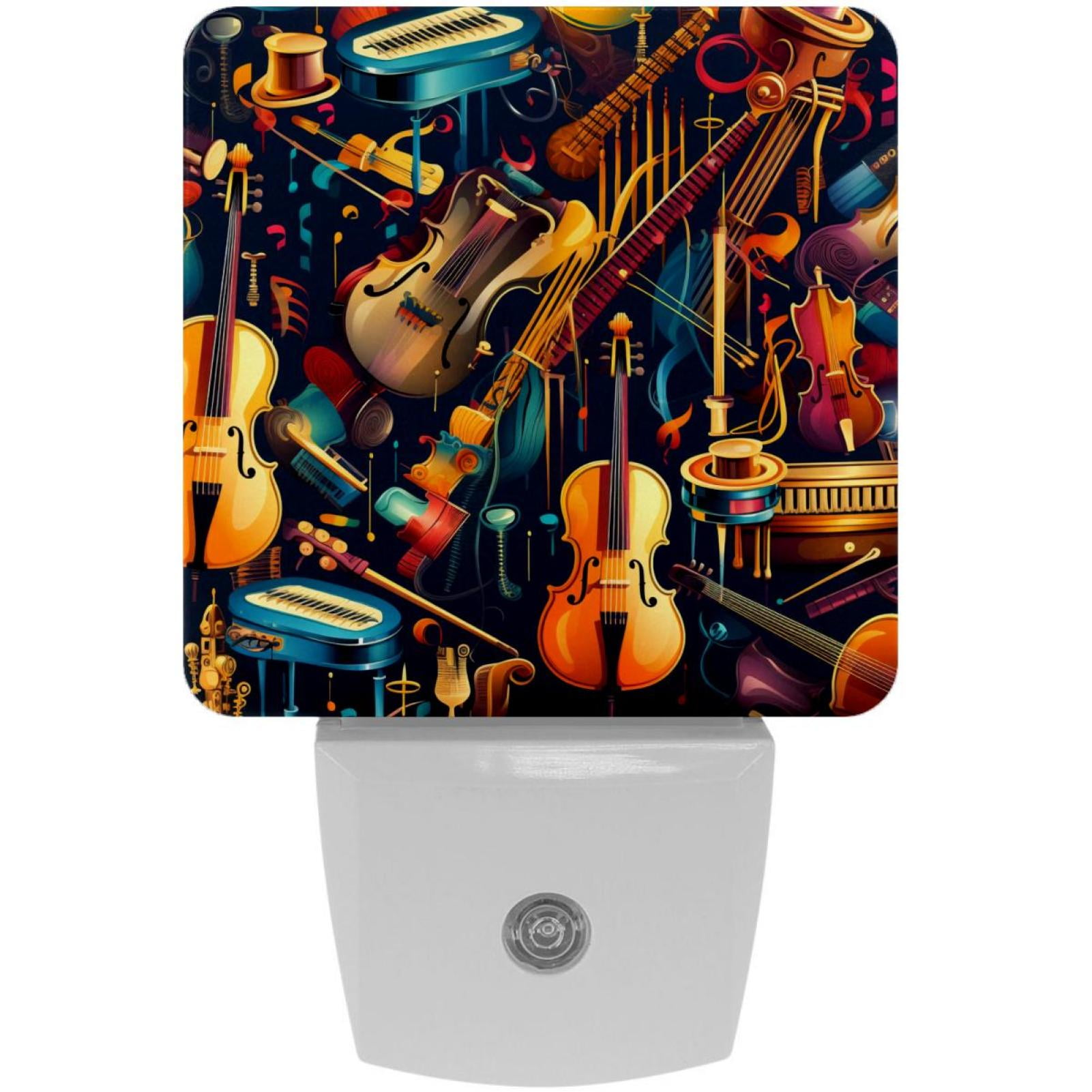 Musical instrument LED Square Night Light - Compact and Energy ...