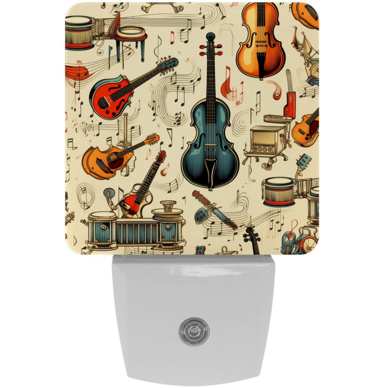 Musical instrument LED Square Night Light - Compact and Energy ...