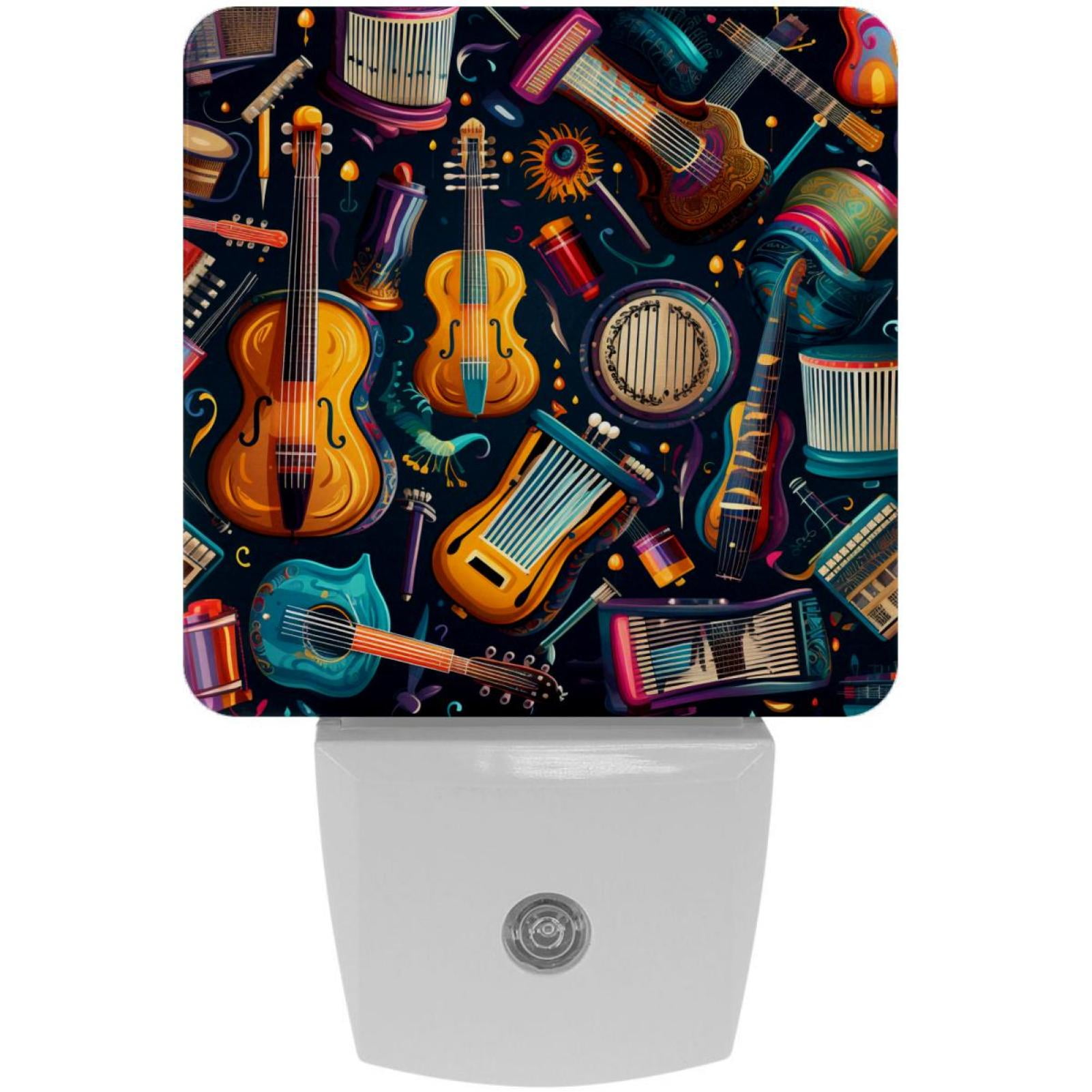 Musical instrument LED Square Night Light - Energy Efficient Plug-in ...
