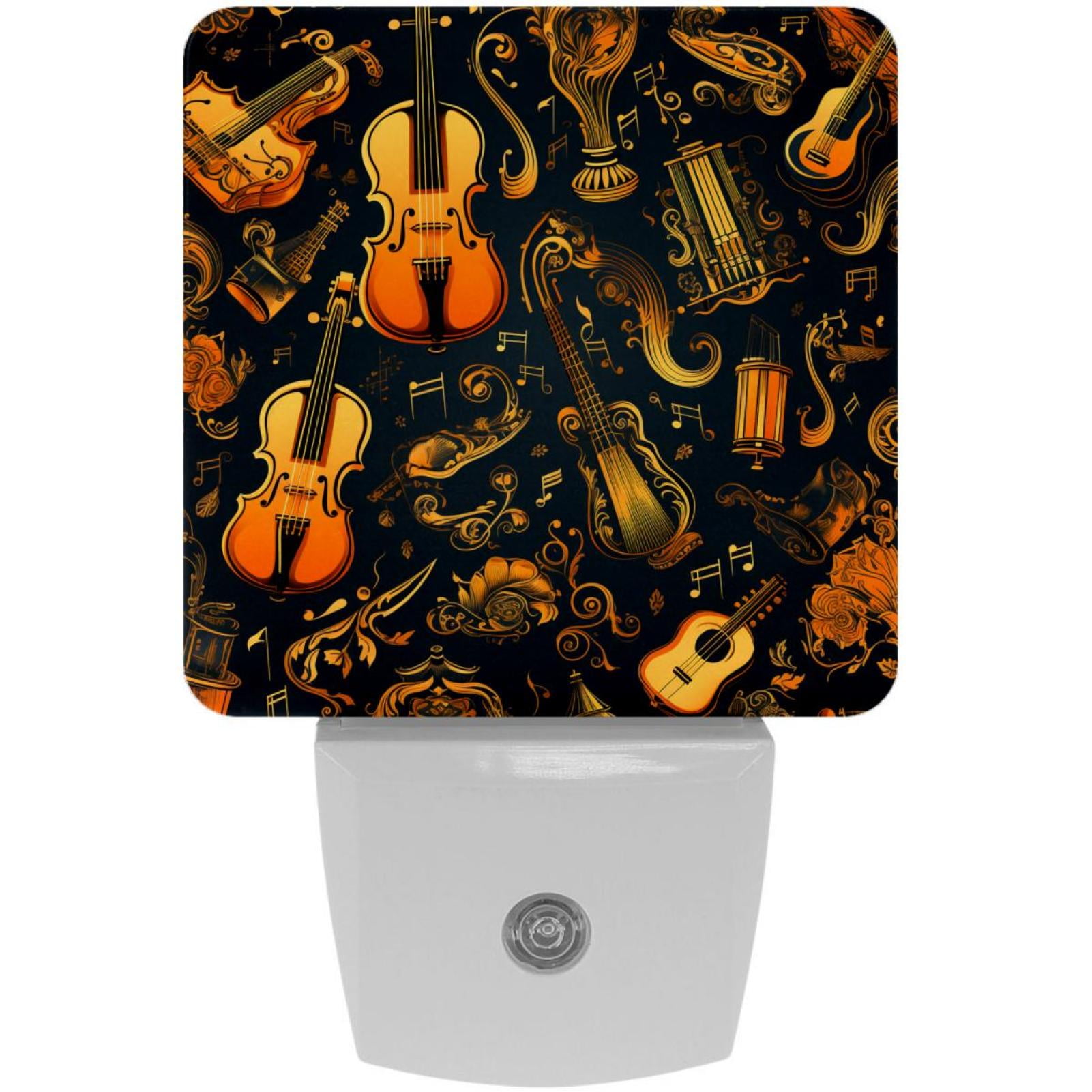 Musical instrument LED Square Night Lights - Energy Efficient Plug-in ...