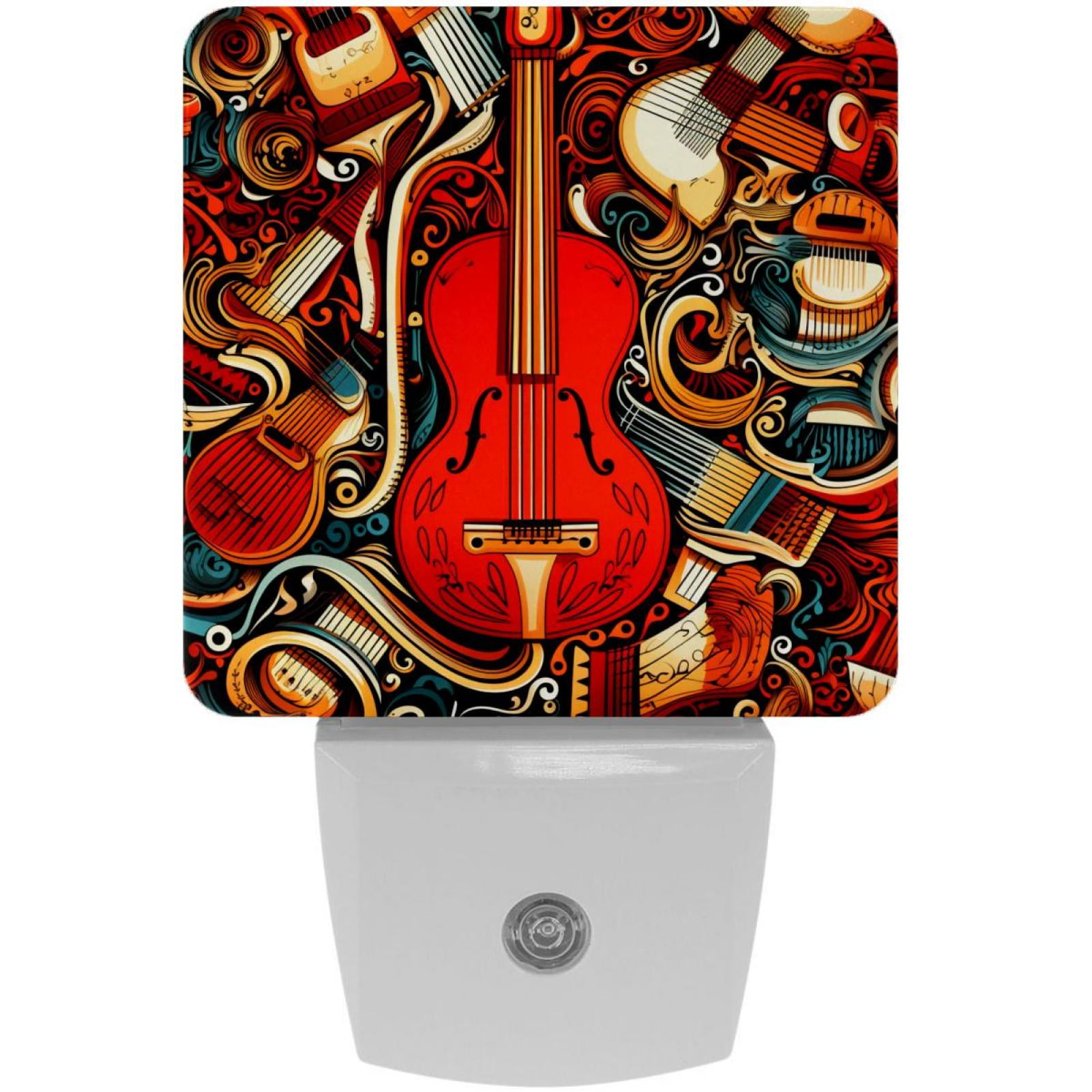 Musical instrument LED Square Night Lights - Modern Design, Soft Glow ...