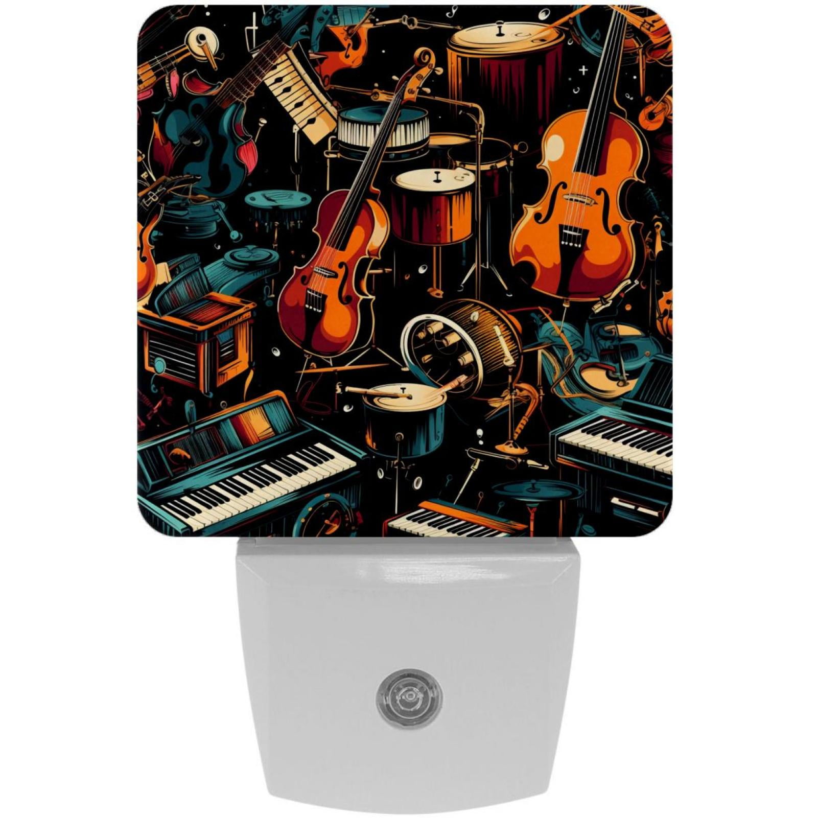 Musical instrument LED Square Night Lights - Stylish and Energy ...