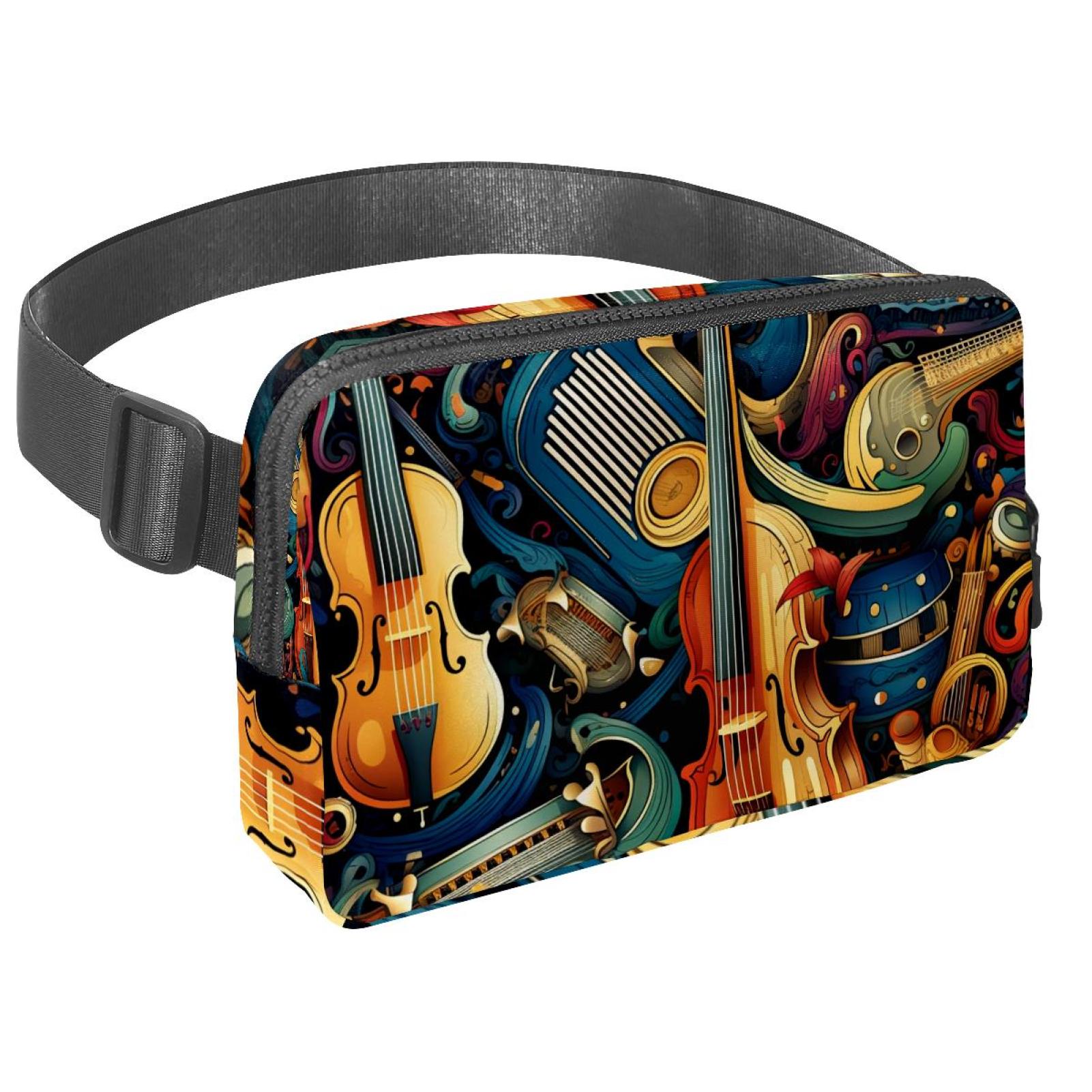 Musical instrument Lightweight Adjustable Crossbody Fanny Sling Bag ...