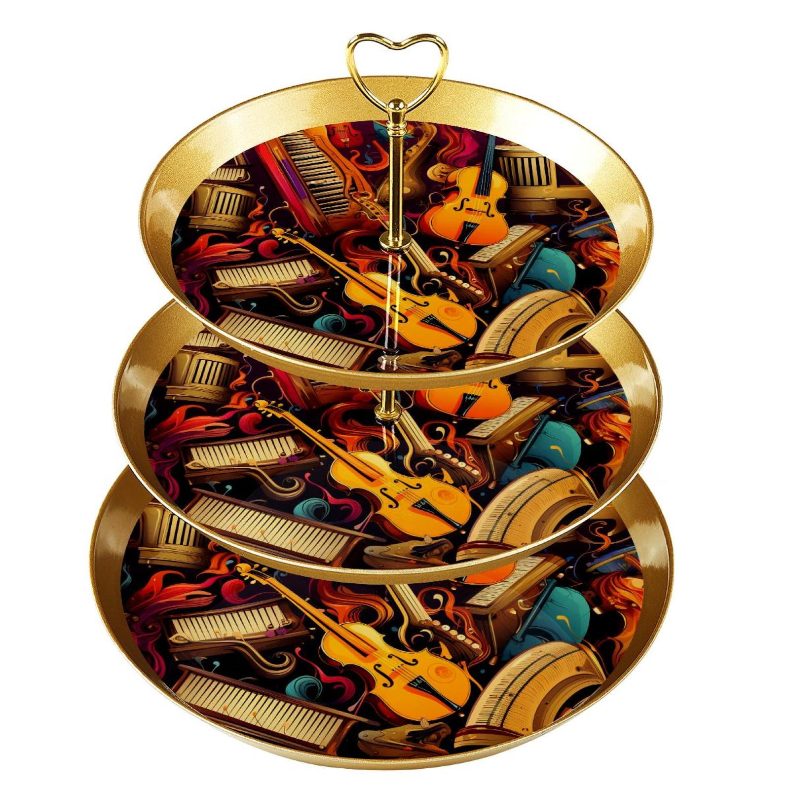 Musical instrument Premium Plastic Discs Iron Pillars Dessert Table ...