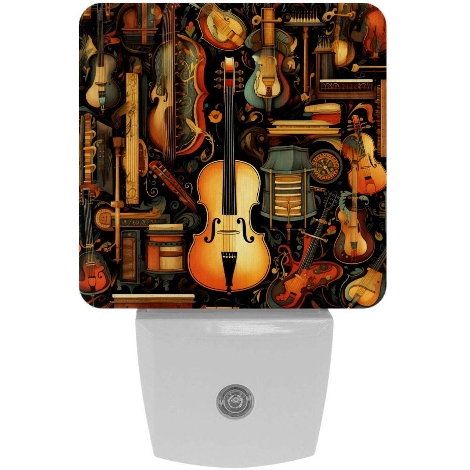 Musical instrument Square LED Night Lights - Small, Portable Lighting ...