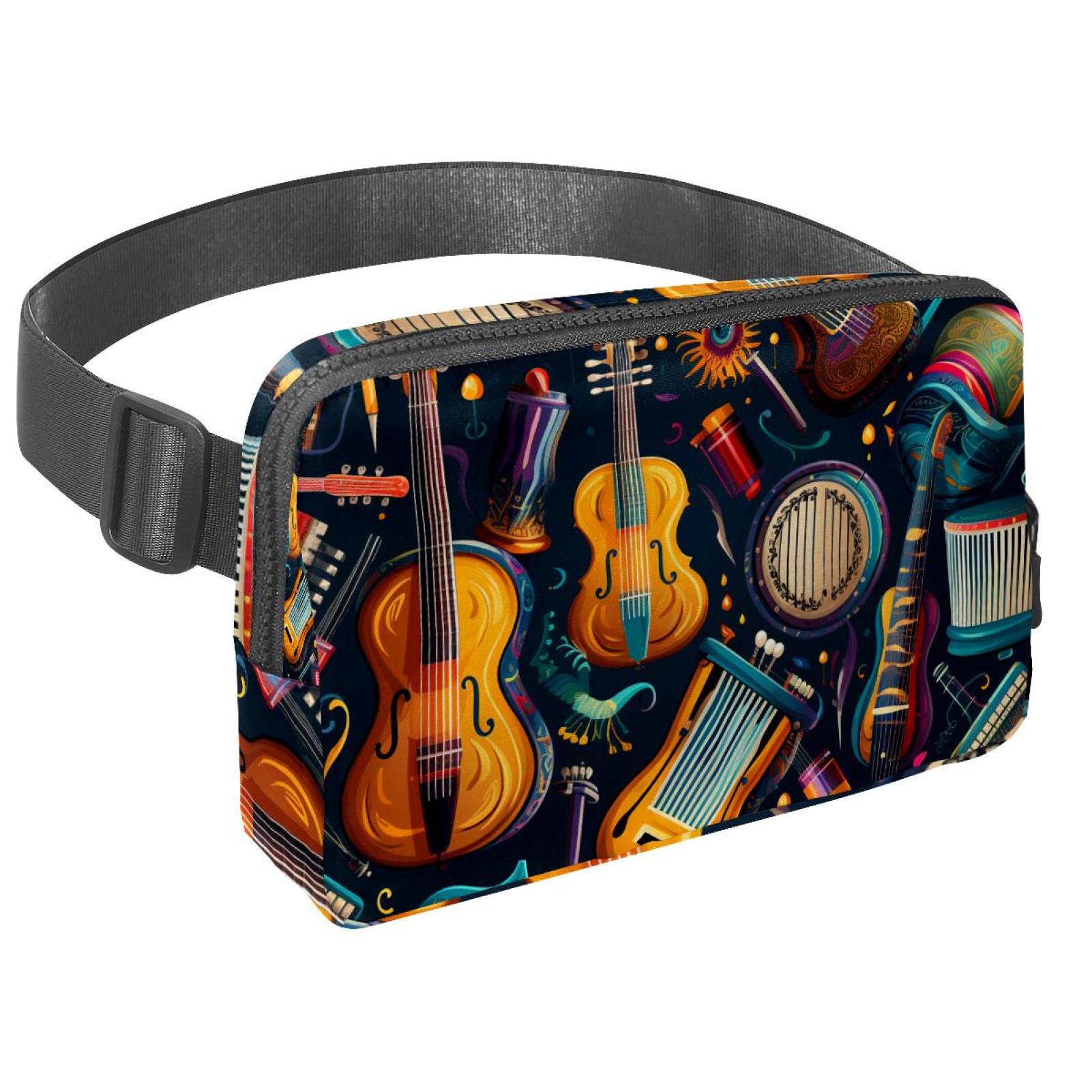 Musical instrument Unisex Lightweight Waist Bag Fanny Pack Crossbody ...